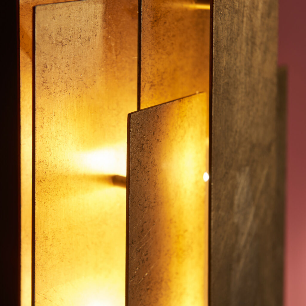 Savoy Gold Wall Light - Abbeygate Lighting