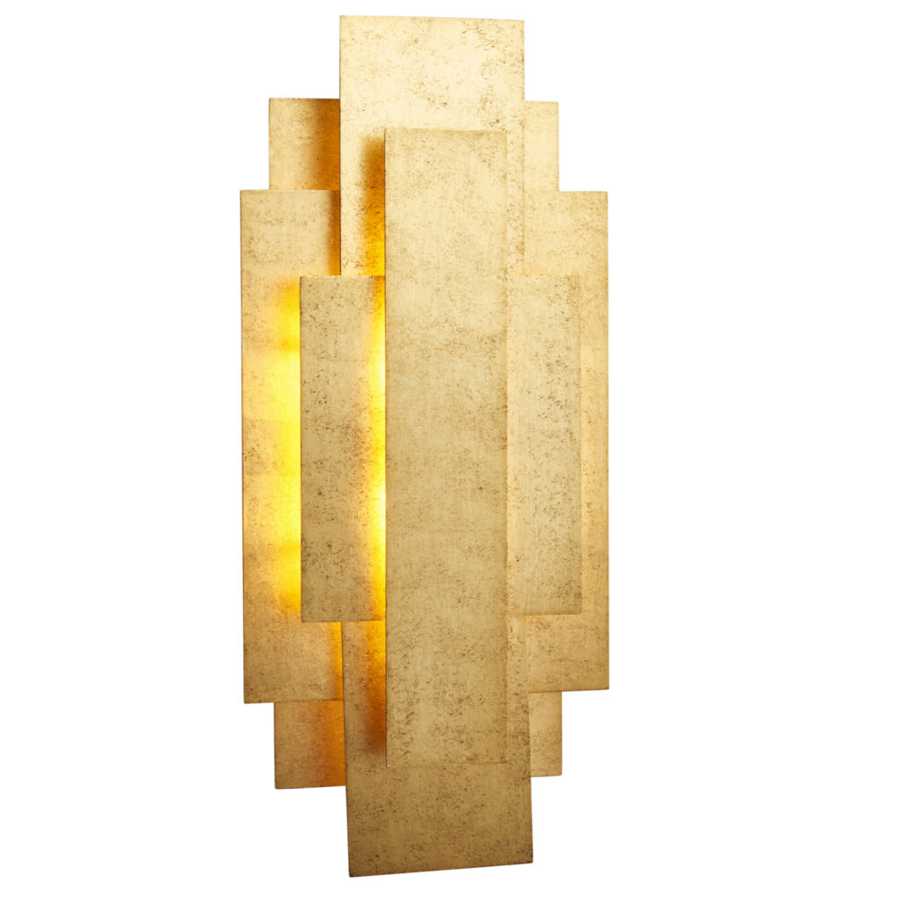Savoy Gold Wall Light - Abbeygate Lighting