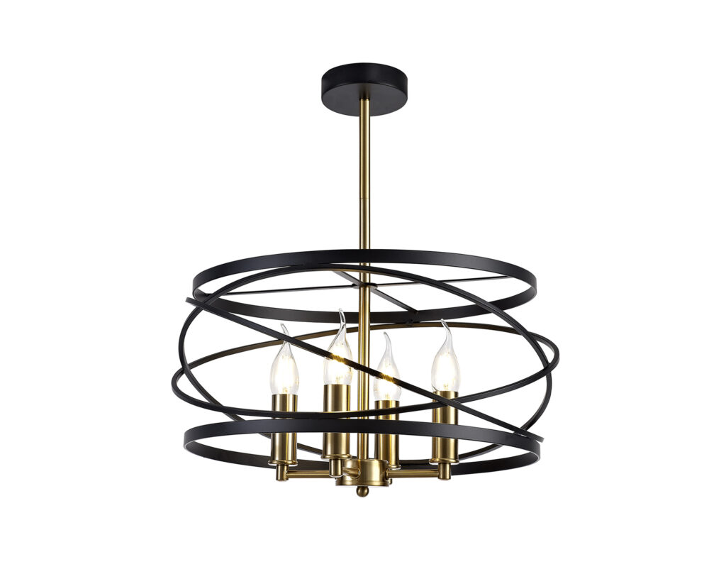 Lasino 4 Light Pendant - Abbeygate Lighting
