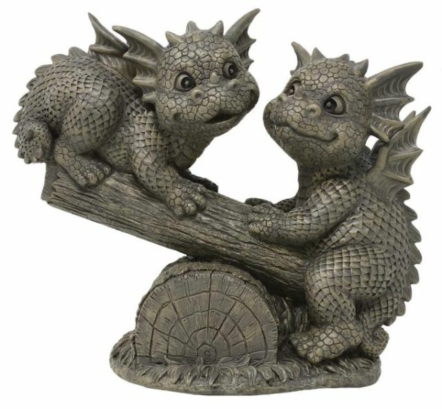 Garden Dragons - Having Fun - Abbeygate Lighting