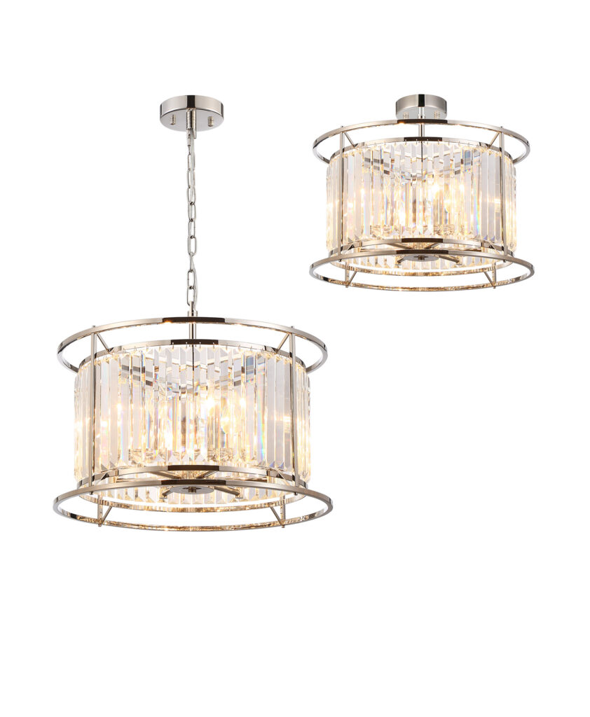 Sovereign 6 Light Pendant - Abbeygate Lighting