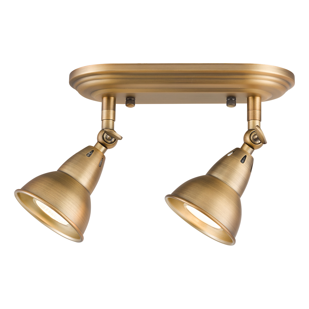 Nathaniel Double Wall Spotlight - Abbeygate Lighting